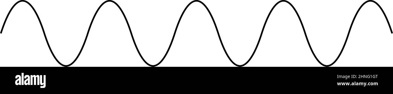 Wavy, waving lines. Curve, curvy, sinuous lines, stripes - stock vector ...