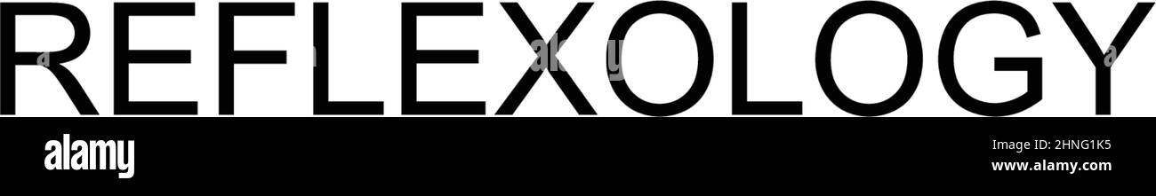 Reflexology Simple vector icon. Illustration symbol design template for ...