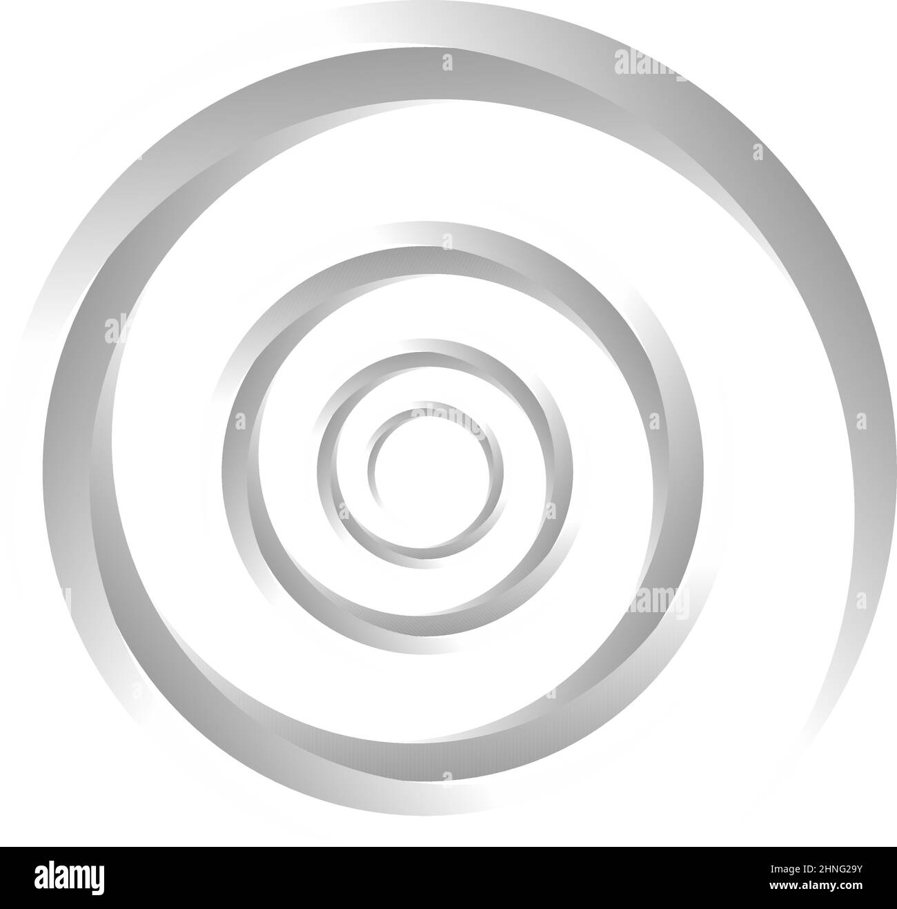 Abstract grey, gyeyscale spiral, swirl, twirl and whirl elements ...
