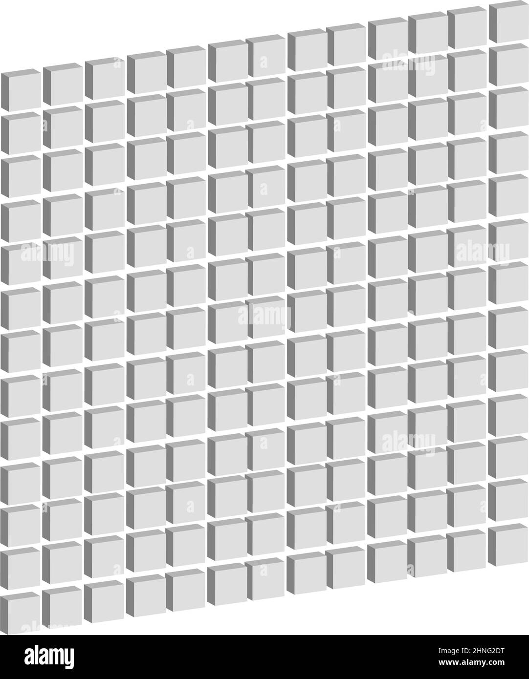 Abstract Mosaic Array Shape Design Element Stock Vector