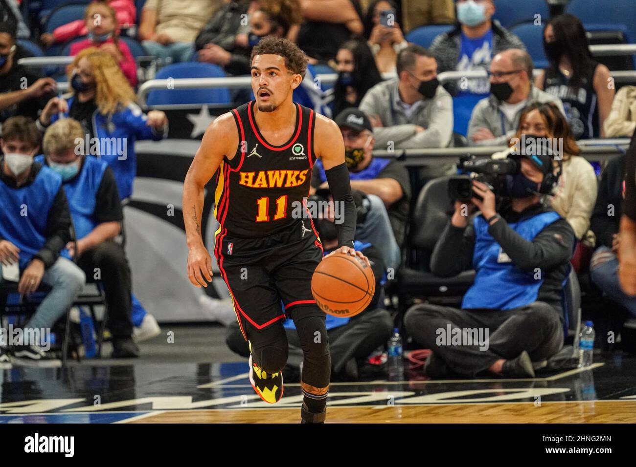 Orlando, Florida, USA, February 16, 2022, Atlanta Hawks Point Guard ...
