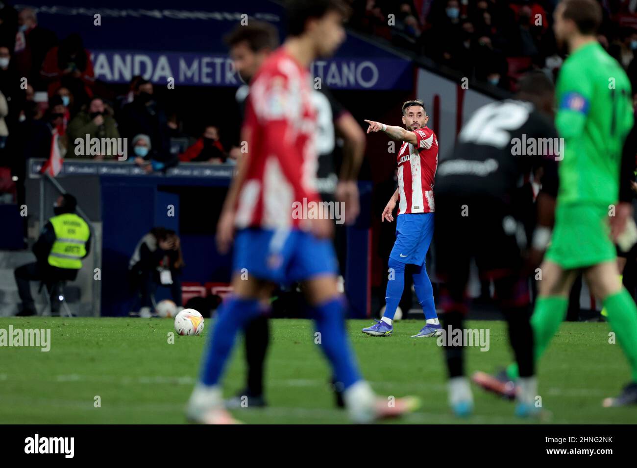 Madrid, Spanien. 16th Feb, 2022. Madrid Spain; 02.16.2022.- Atletico de ...
