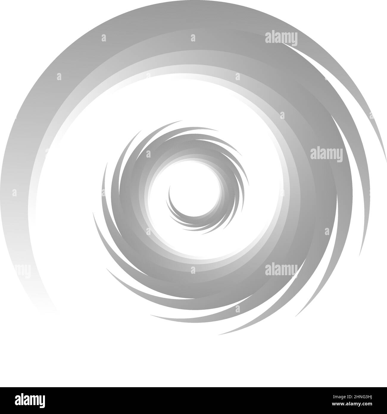 Abstract grey, gyeyscale spiral, swirl, twirl and whirl elements ...