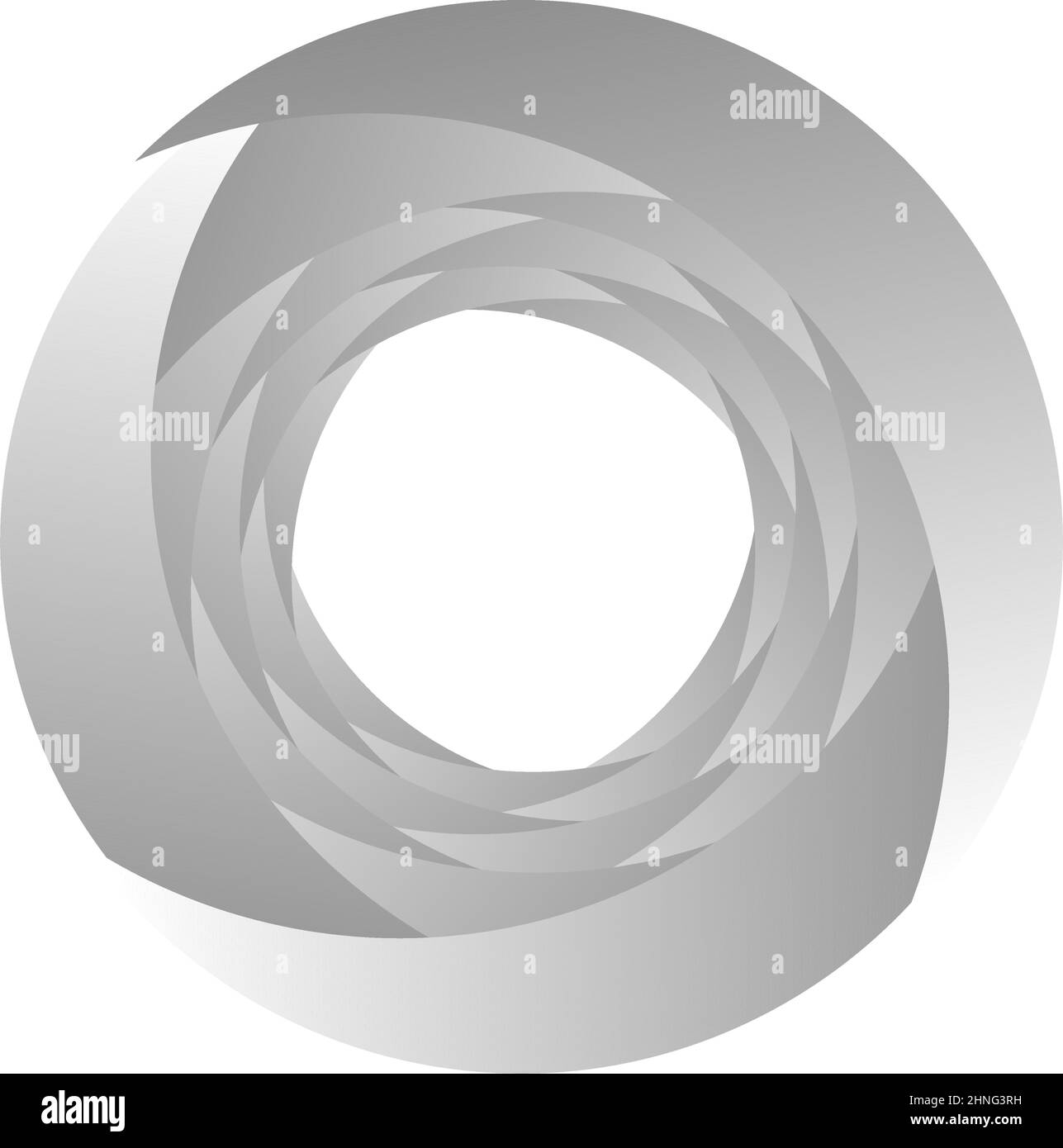 Abstract grey, gyeyscale spiral, swirl, twirl and whirl elements ...