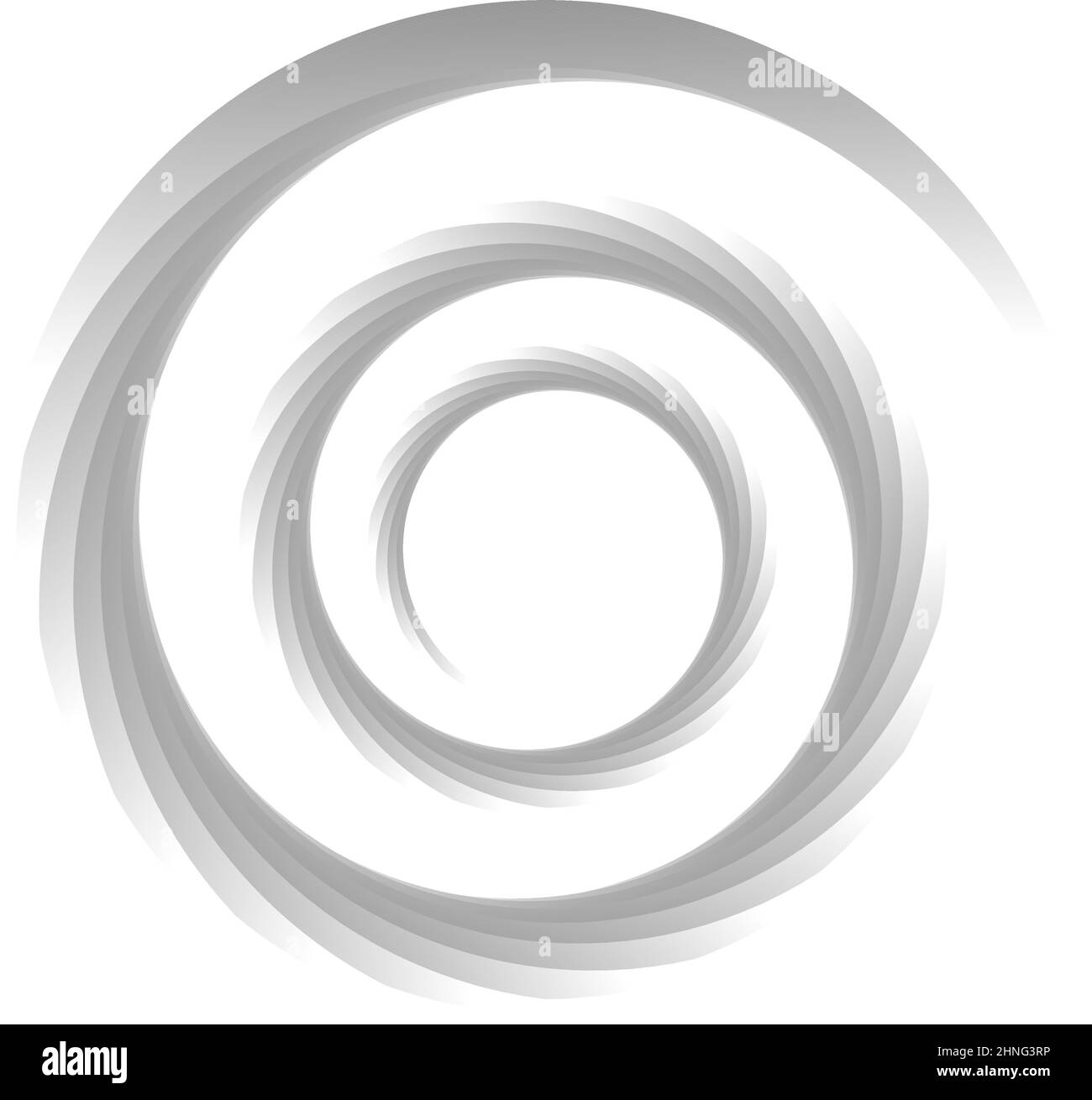 Abstract grey, gyeyscale spiral, swirl, twirl and whirl elements ...