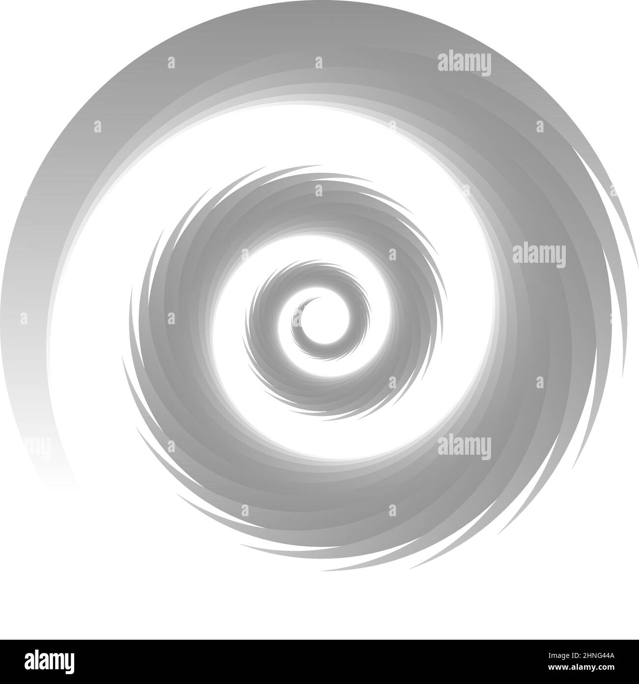 Abstract grey, gyeyscale spiral, swirl, twirl and whirl elements ...