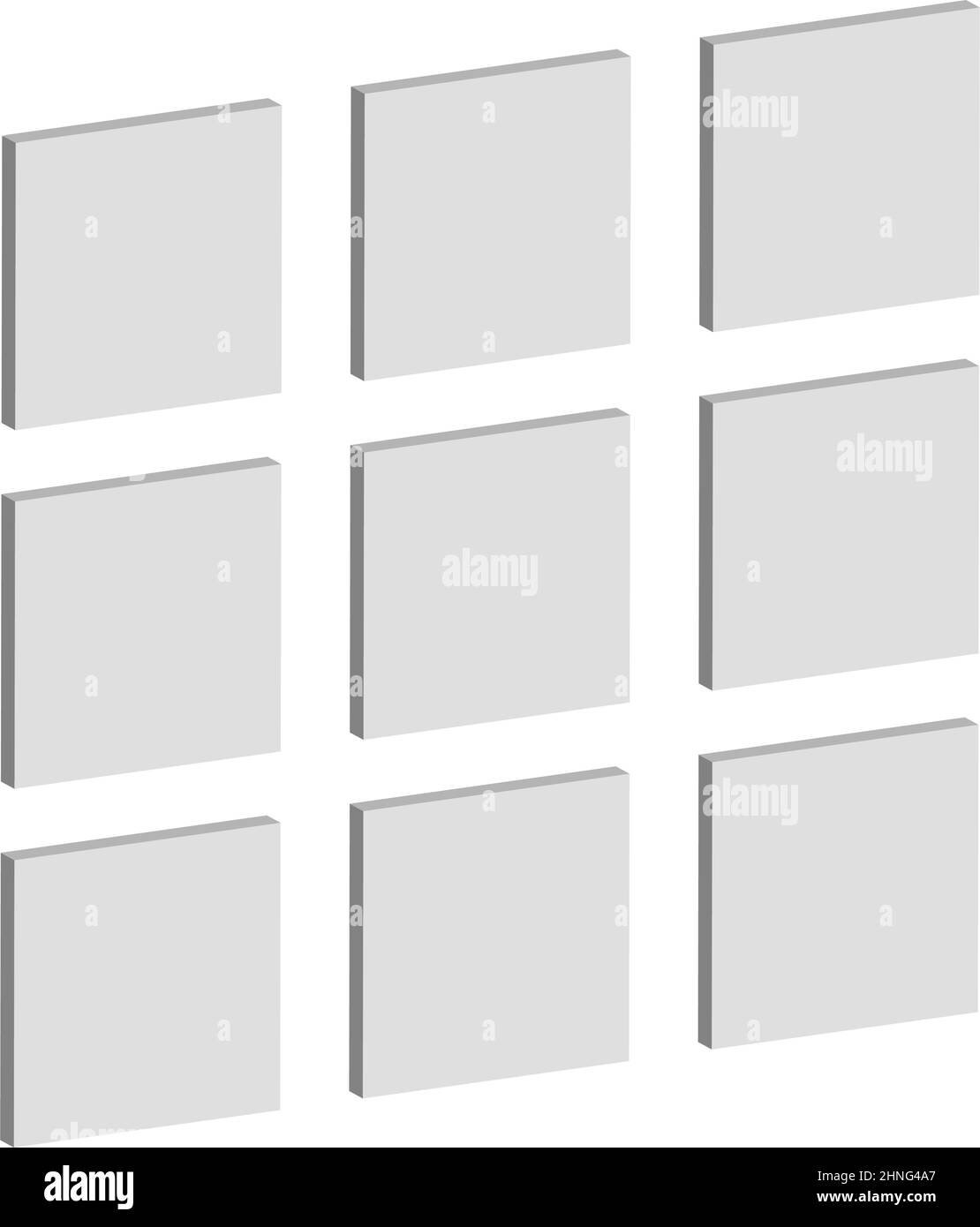 Abstract mosaic, array shape, design element - stock vector ...