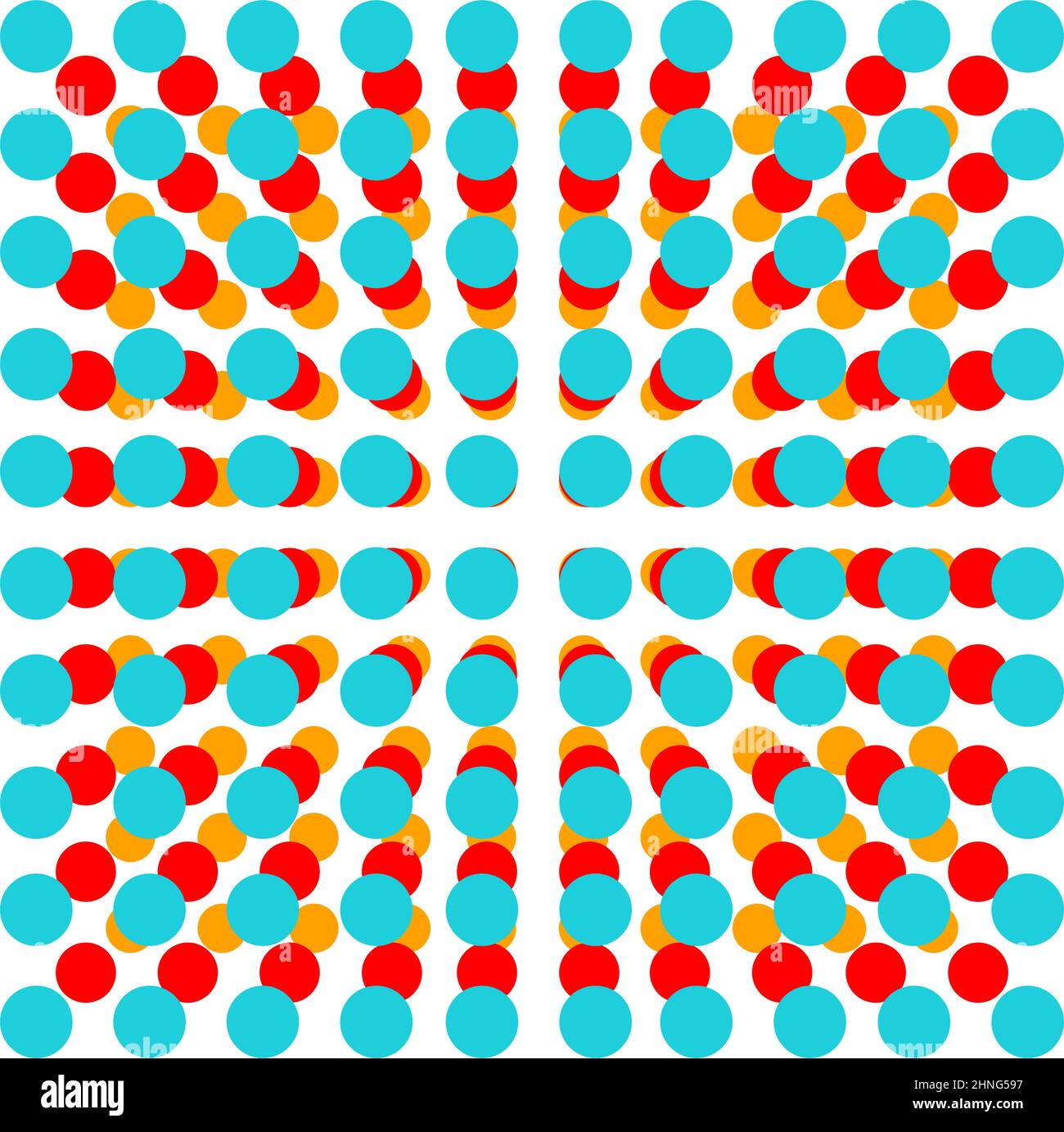 Abstract mosaic, array shape, design element - stock vector ...