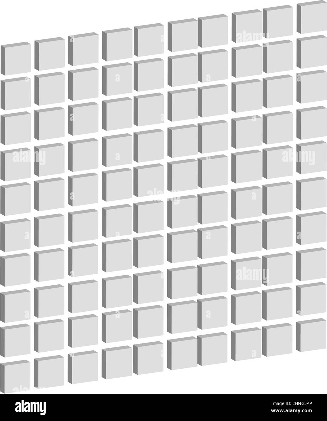 Abstract Mosaic Array Shape Design Element Stock Vector