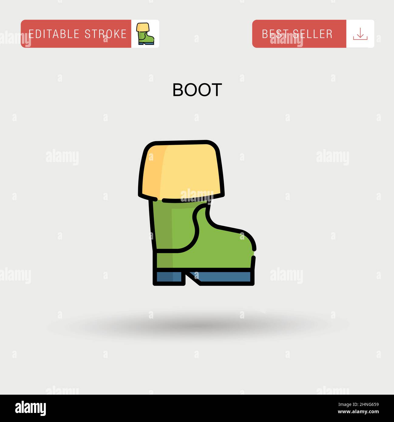 Cartoon red boot hi-res stock photography and images - Alamy