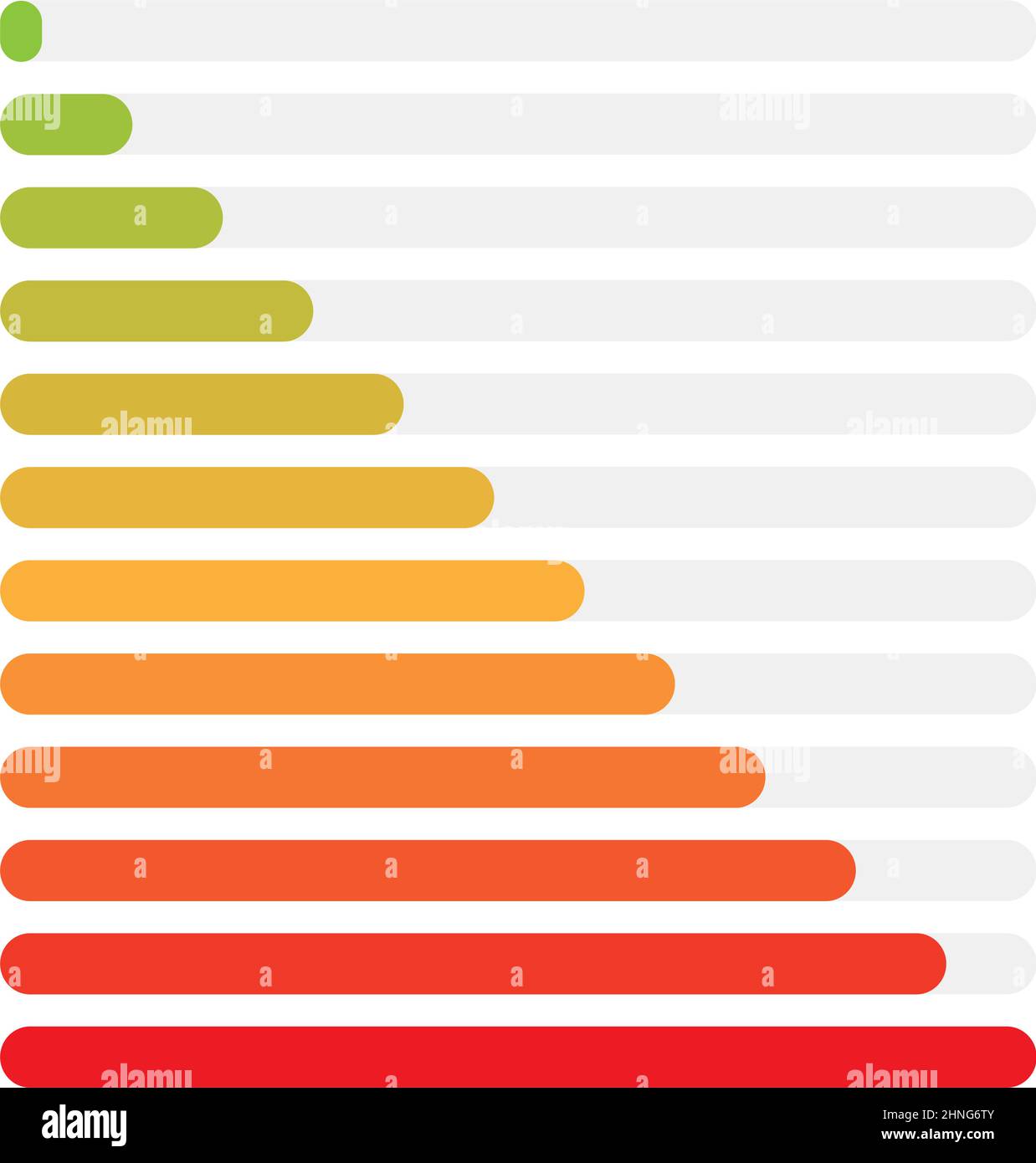 Progress bar. Steps, phases, level indicator. Yardstick meter. Rank ...