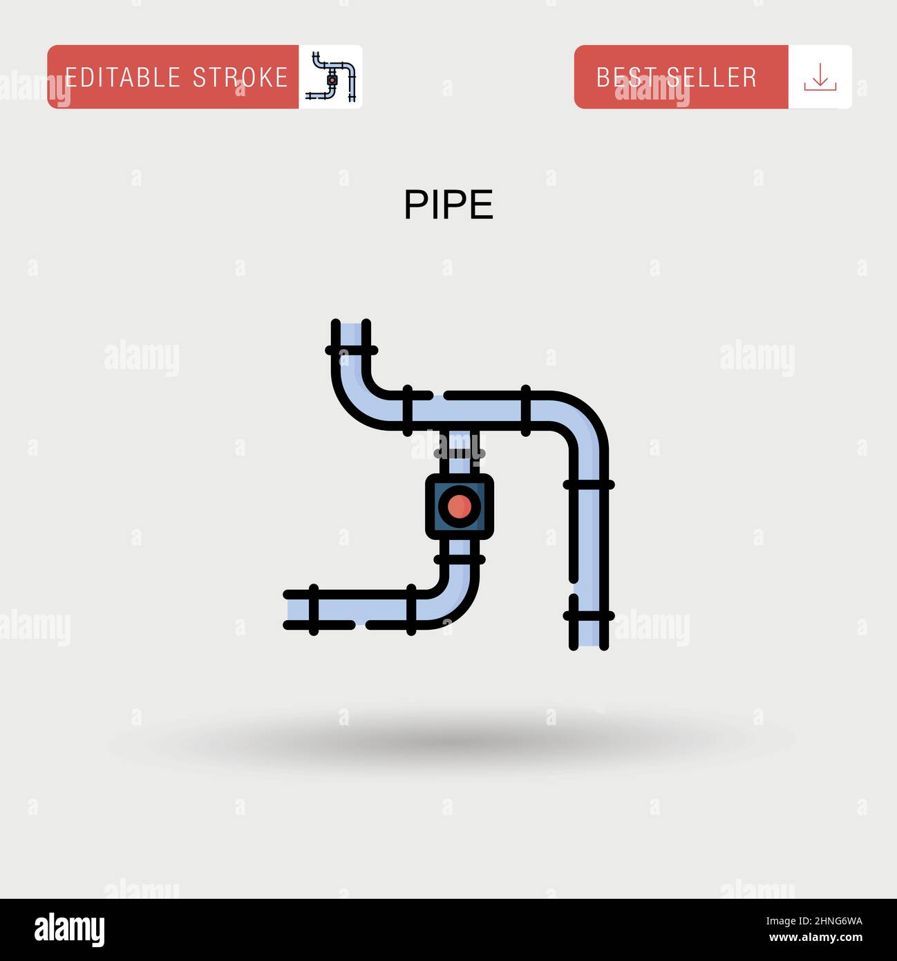 Production metal pipe Stock Vector Images - Alamy