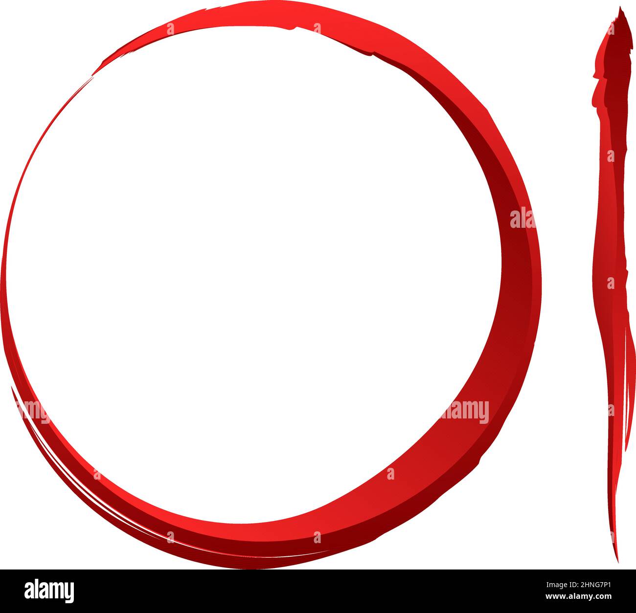 Painting circle blood Stock Vector Images - Alamy