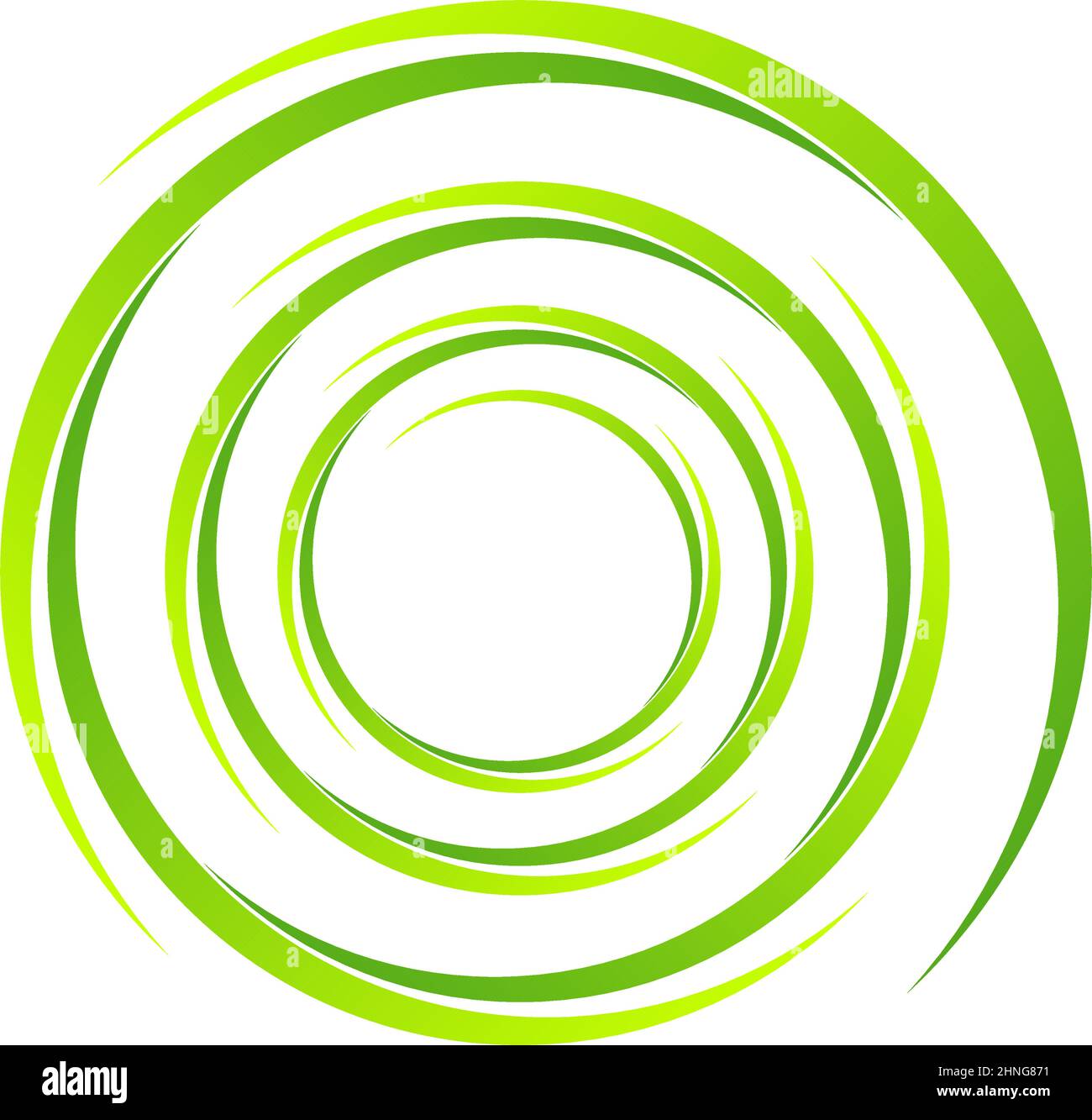 Spiral, swirl, twirl. Rotating segmented circle, circular swoosh circle ...