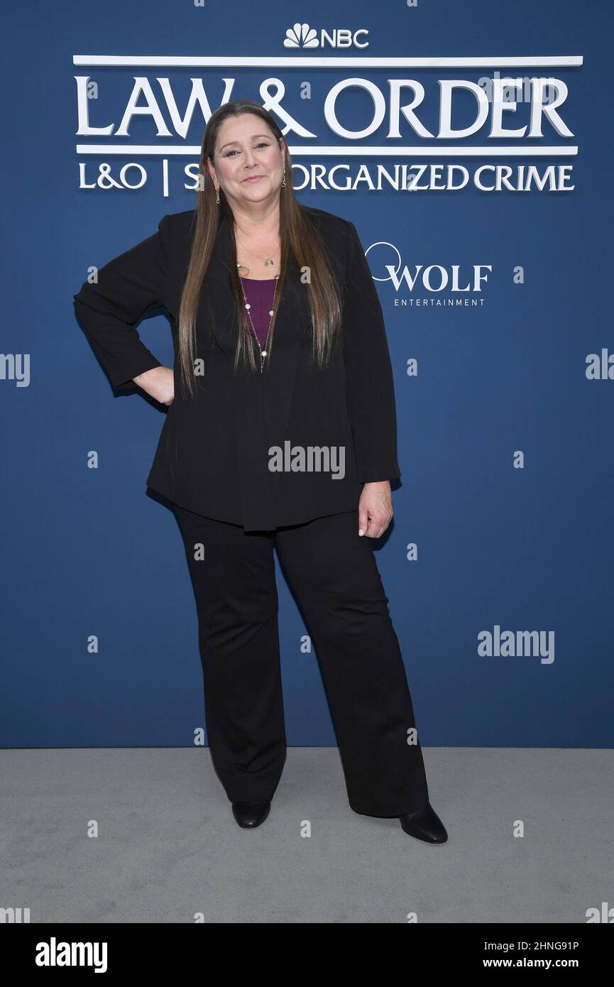 New York, USA. 16th Feb, 2022. Actor Camryn Manheim attends the ...
