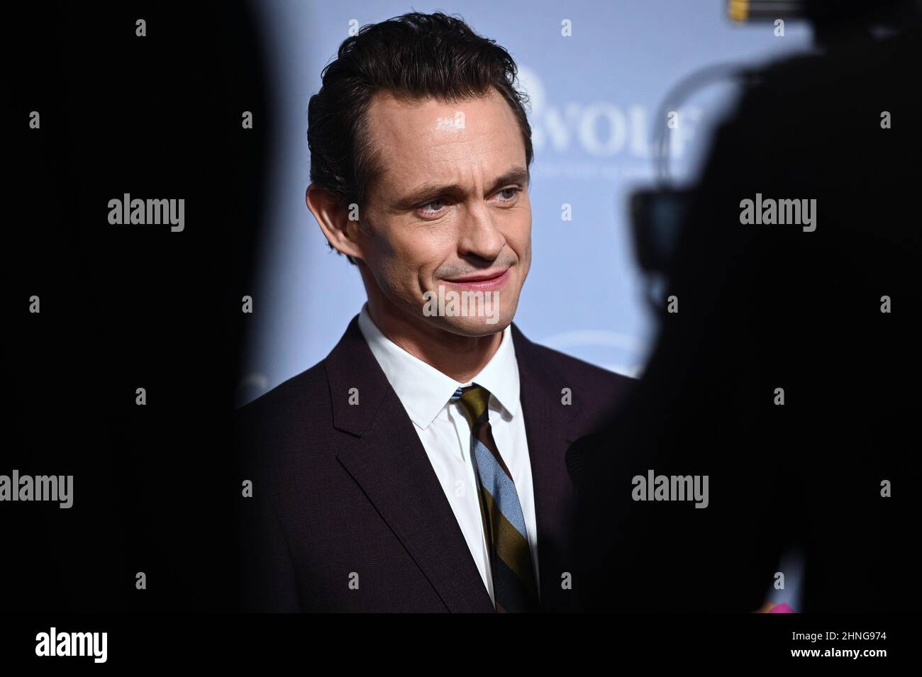 New York, NY, February 16, 2022. Actor Hugh Dancy attends the ...