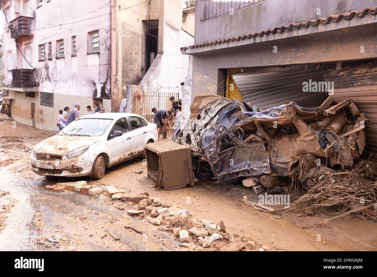 PETR'POLIS, RJ - 16.02.2022: TRAGEDY IN PETROPOLIS RJ - The day after ...
