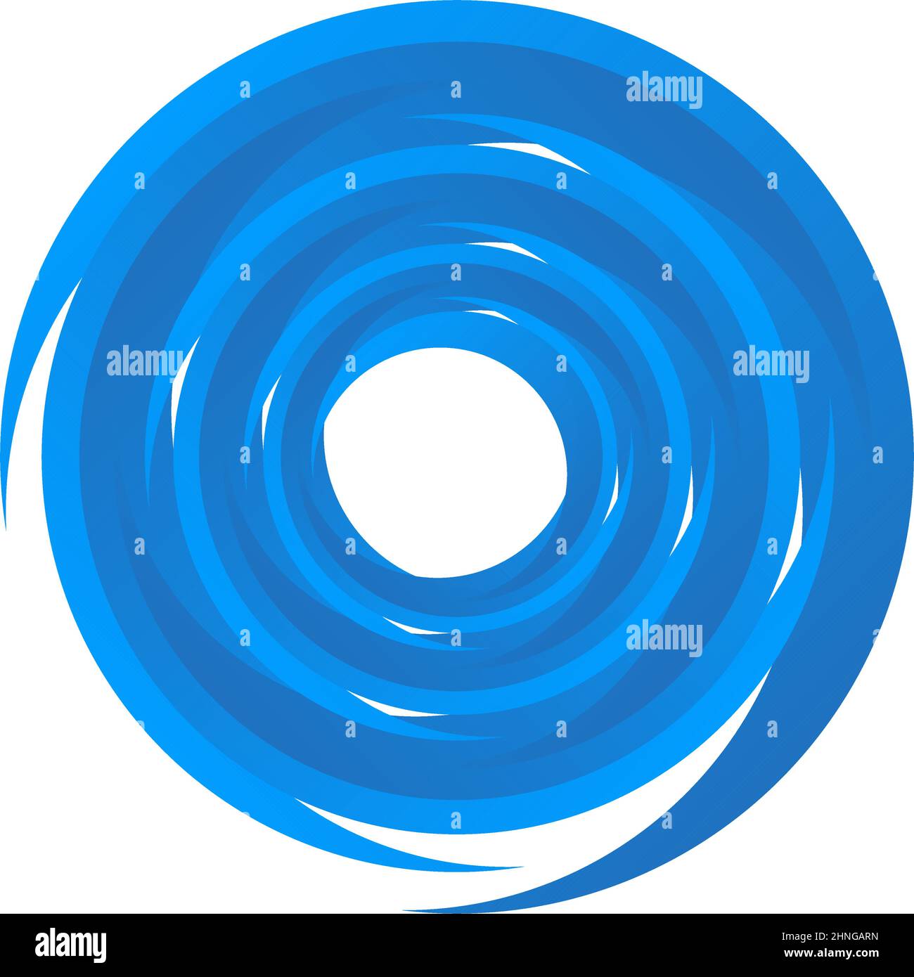 Spiral, swirl, twirl. Rotating segmented circle, circular swoosh circle ...