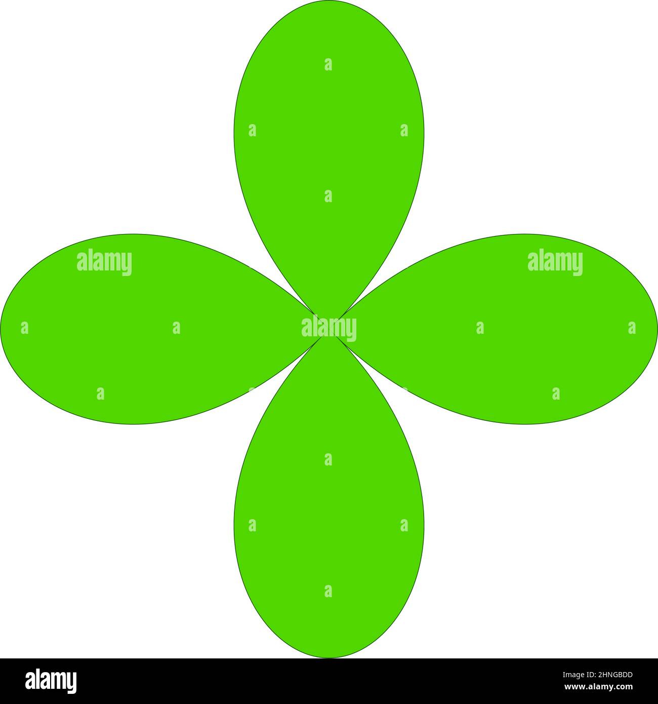 Simple flower shapes, petals silhouette - stock vector illustration ...