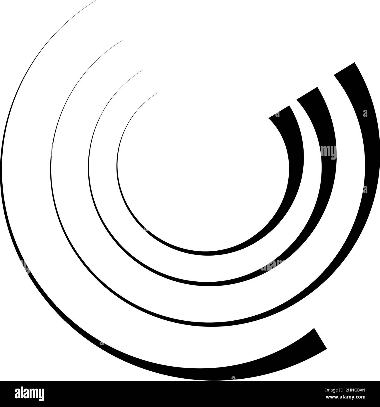 Spiral, swirl, twirl shape. vortex, helix icon, symbol - stock vector ...