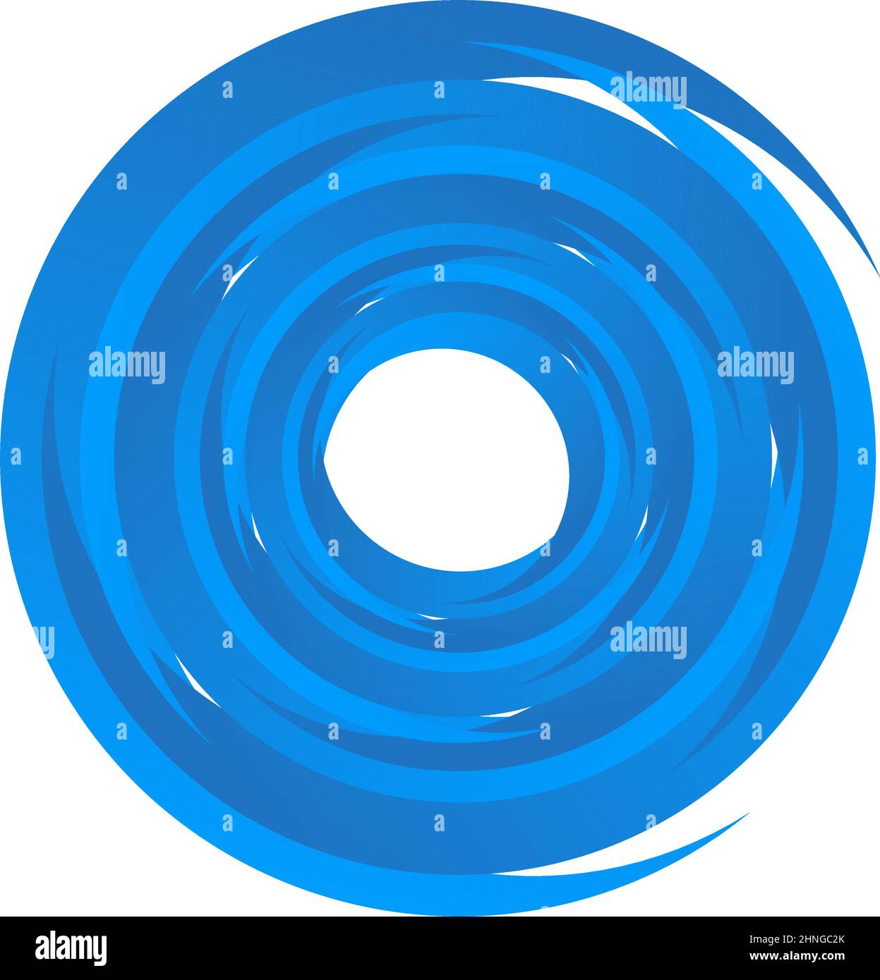 Spiral, swirl, twirl. Rotating segmented circle, circular swoosh circle ...
