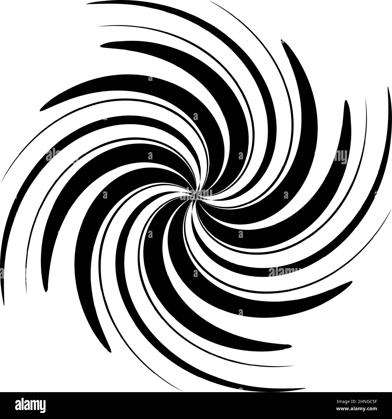 Abstract circular, radial geometric motif, icon, symbol shape - stock ...