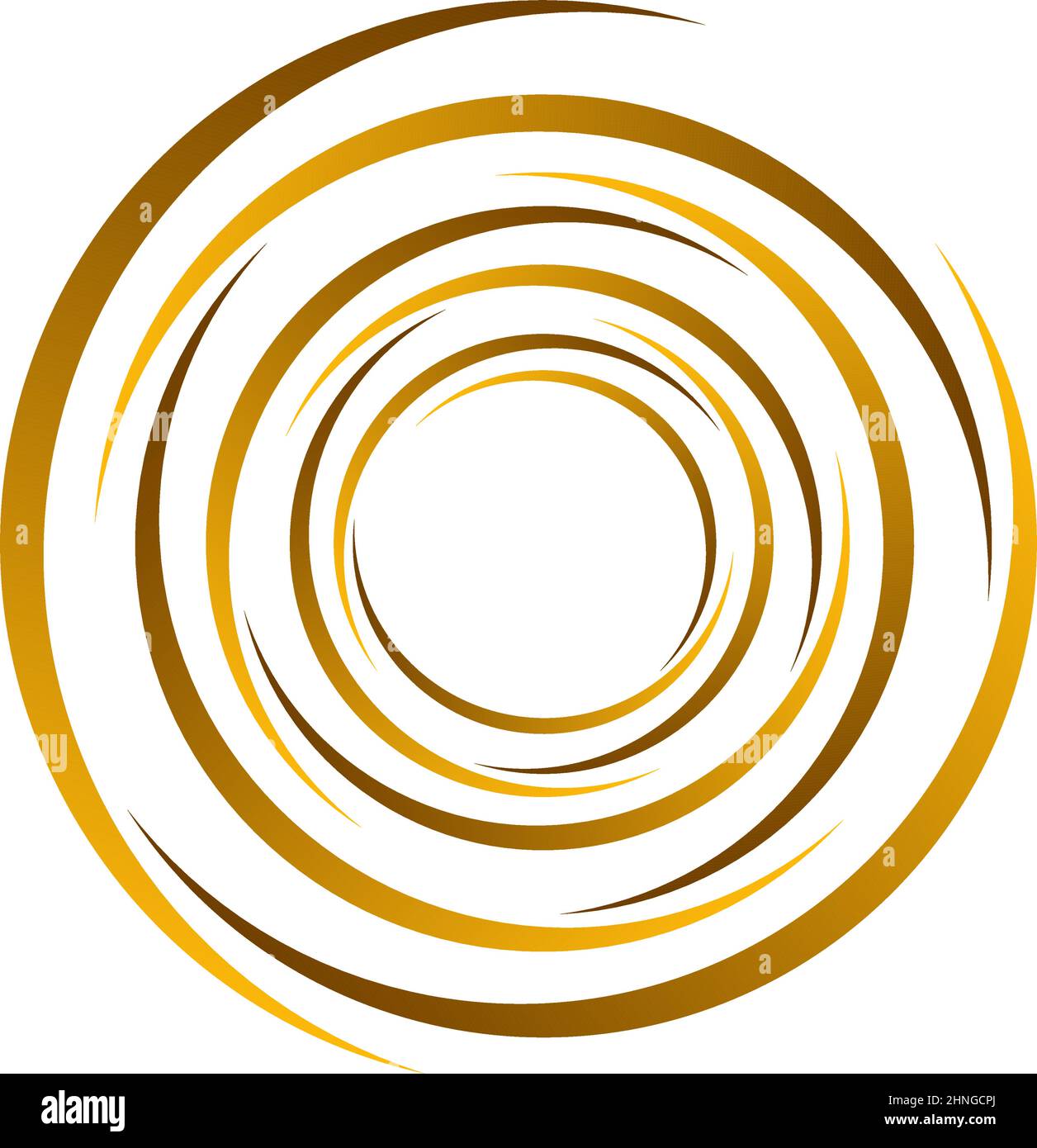 Spiral, swirl, twirl. Rotating segmented circle, circular swoosh circle ...