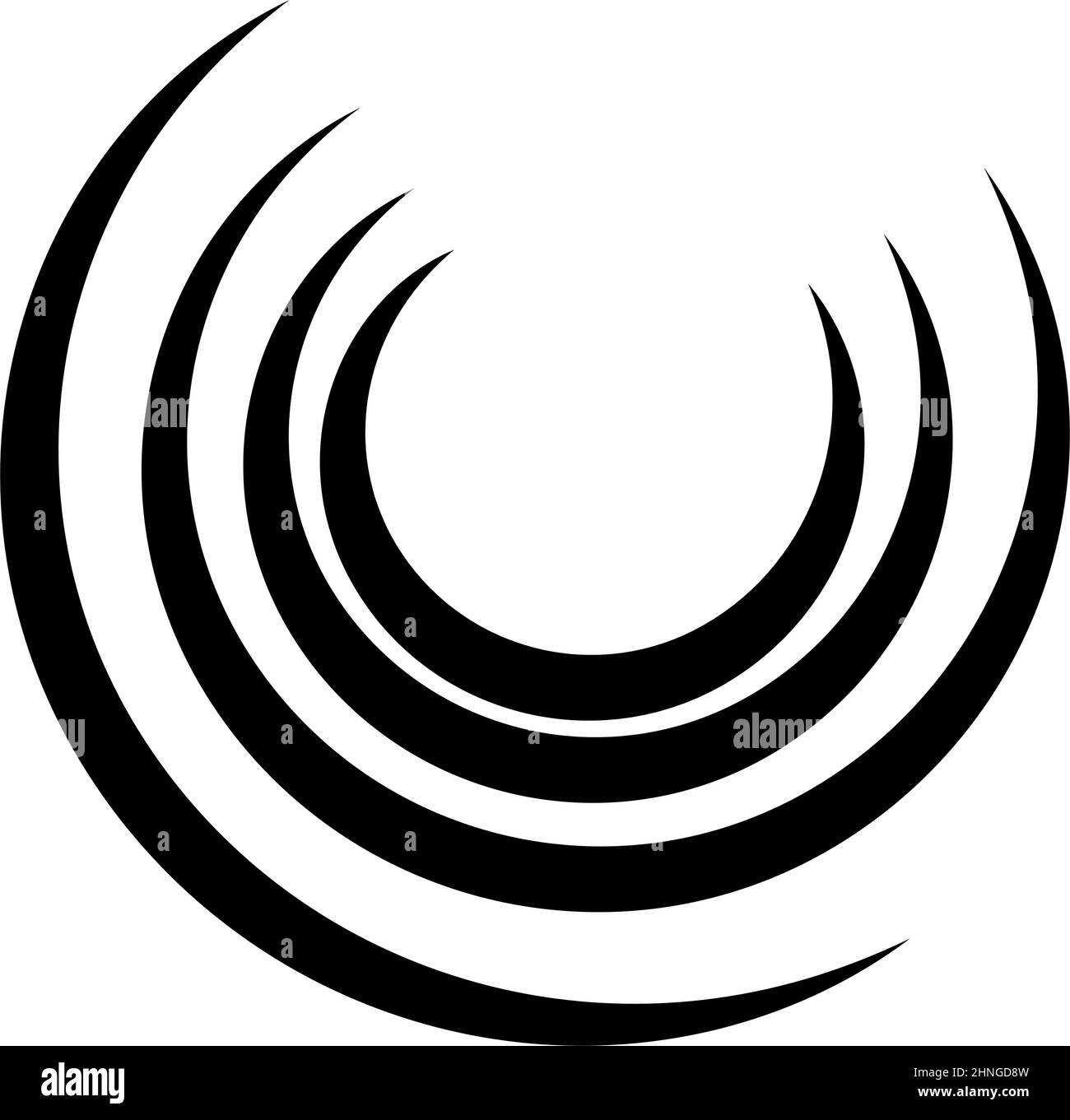 Spiral, swirl, twirl shape. vortex, helix icon, symbol - stock vector ...
