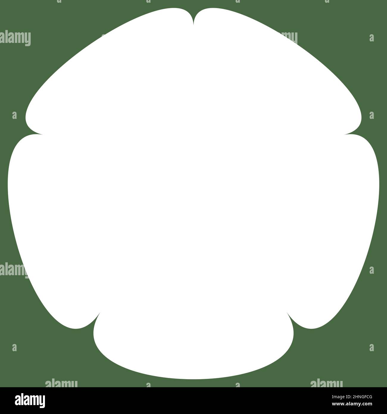 Simple flower, petals, plant leaf silhouette icon and symbol - stock ...