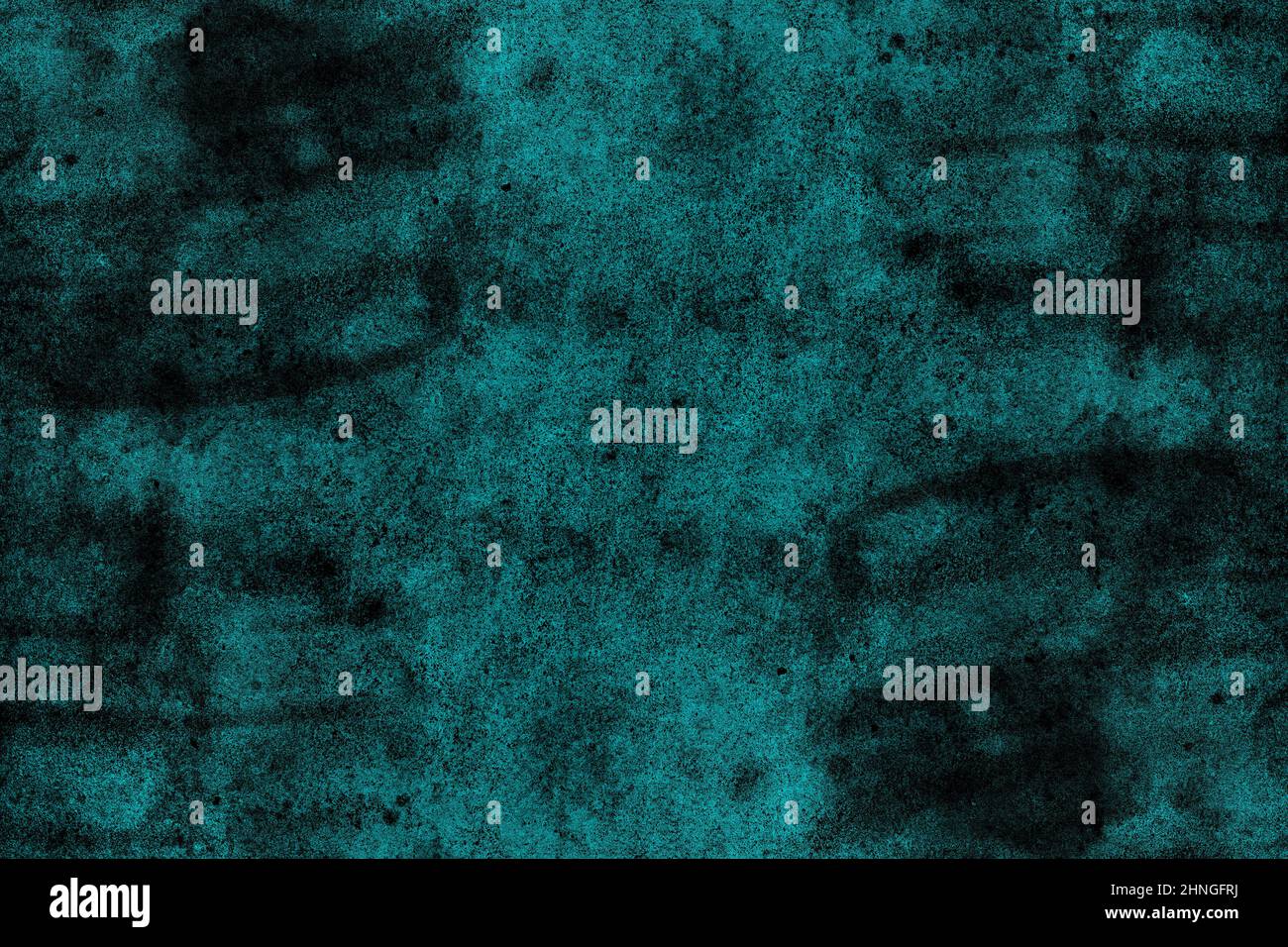 Dark cyan color abstract grunge textured rough surface of old cement ...