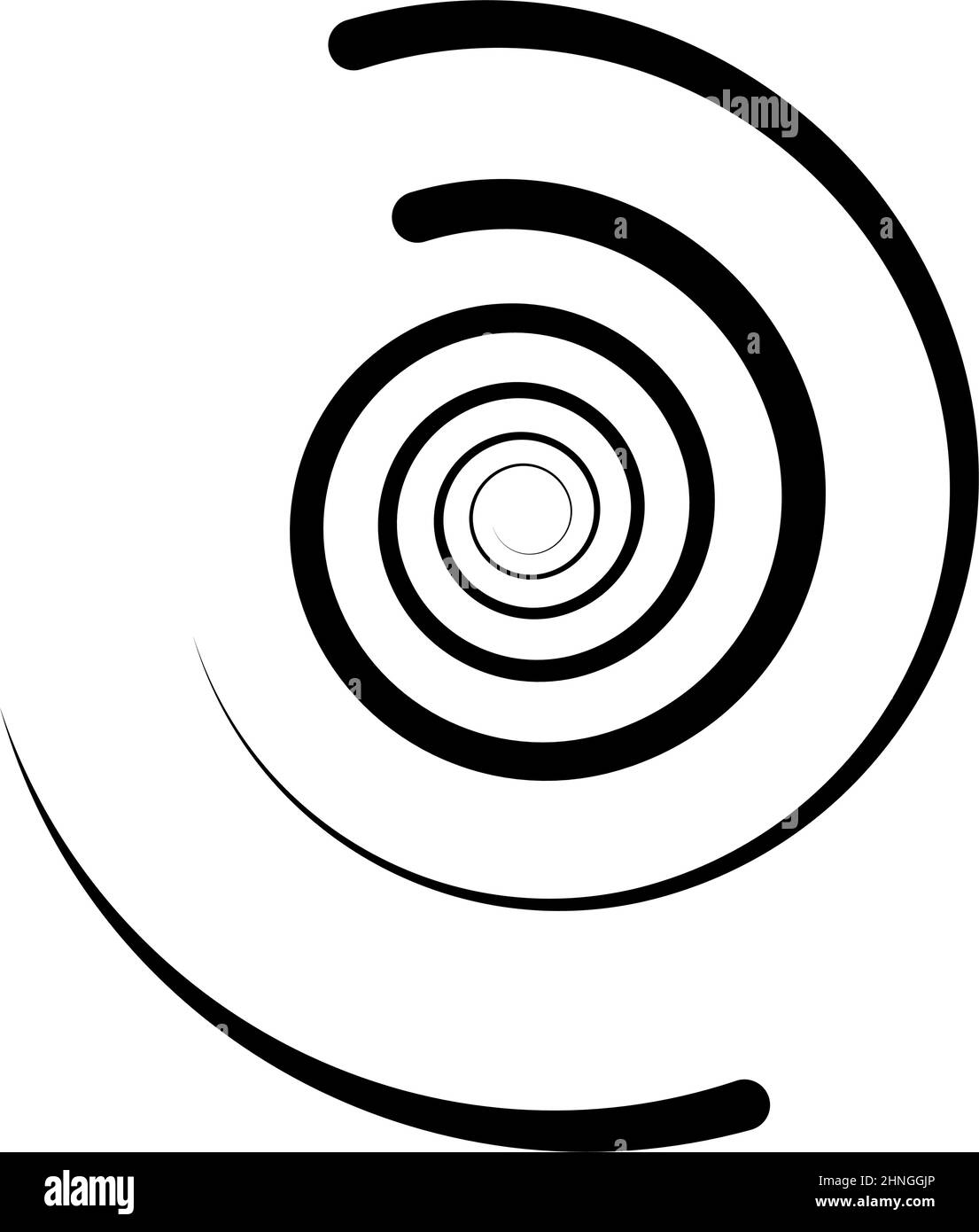 Spiral, swirl, twirl shape. vortex, helix icon, symbol - stock vector ...