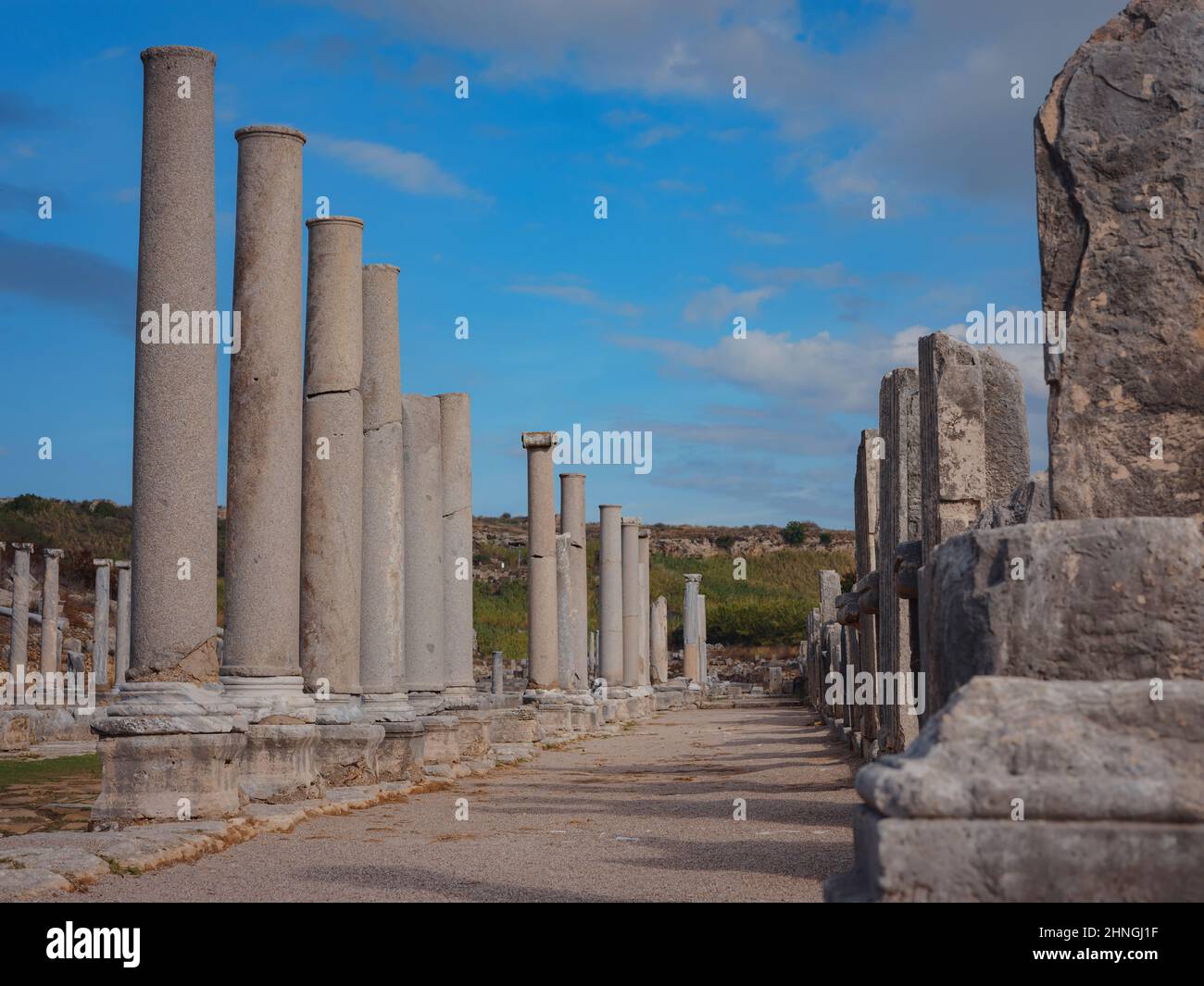 Perge top view hi-res stock photography and images - Alamy