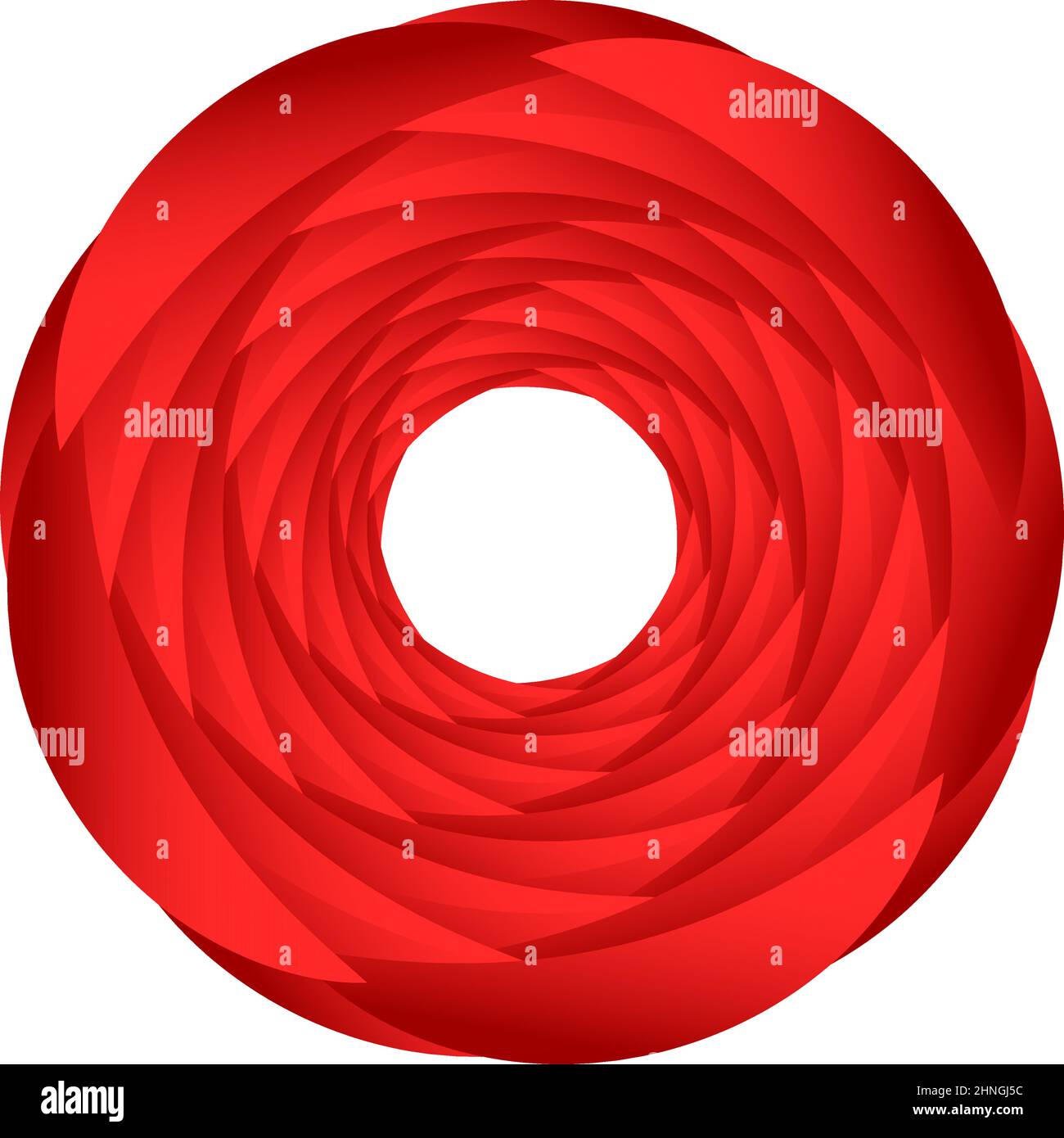 Abstract geometric circle, ring design element. Circular, concentric ...