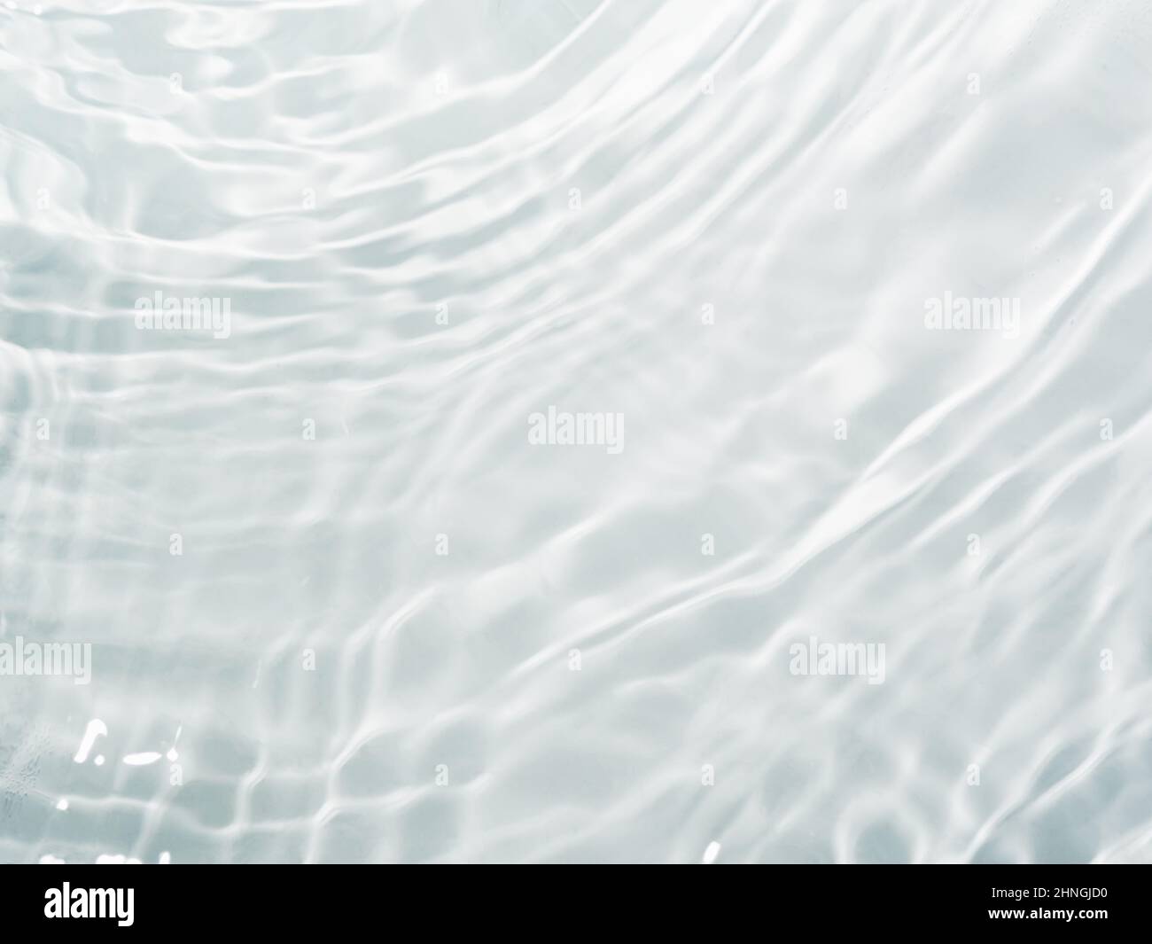 Blurred ripple water texture on white background. Shadow of water on ...