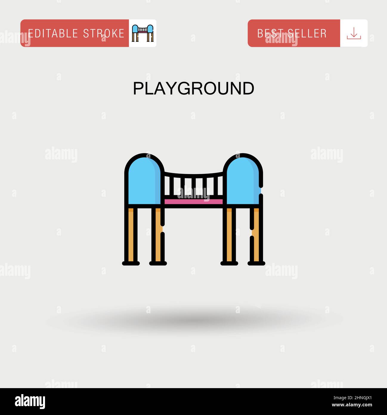 Playground Simple vector icon Stock Vector Image & Art - Alamy