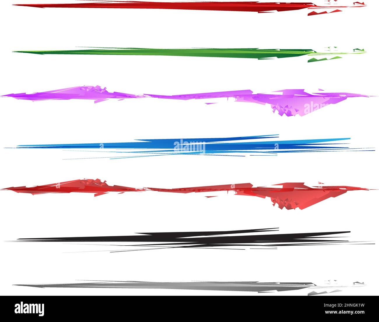 Grunge, grungy, textured paint effect brushstrokes. Paintbrush freehand ...