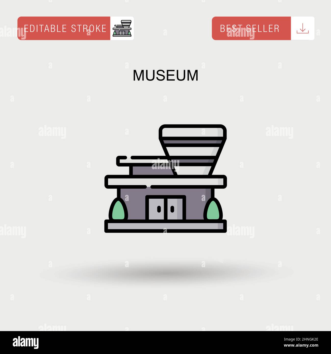 Museum Simple vector icon Stock Vector Image & Art - Alamy