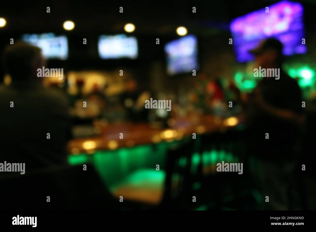 Blur Background Bar and Restaurant Stock Photo - Alamy