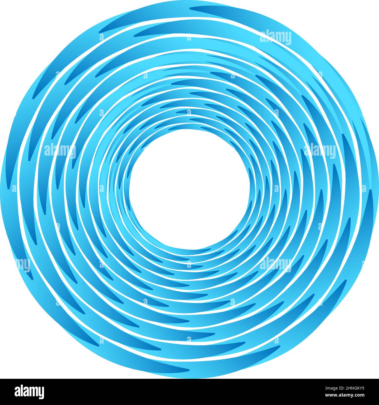 Abstract geometric circle, ring design element. Circular, concentric circlet. Swirl, twirl ...