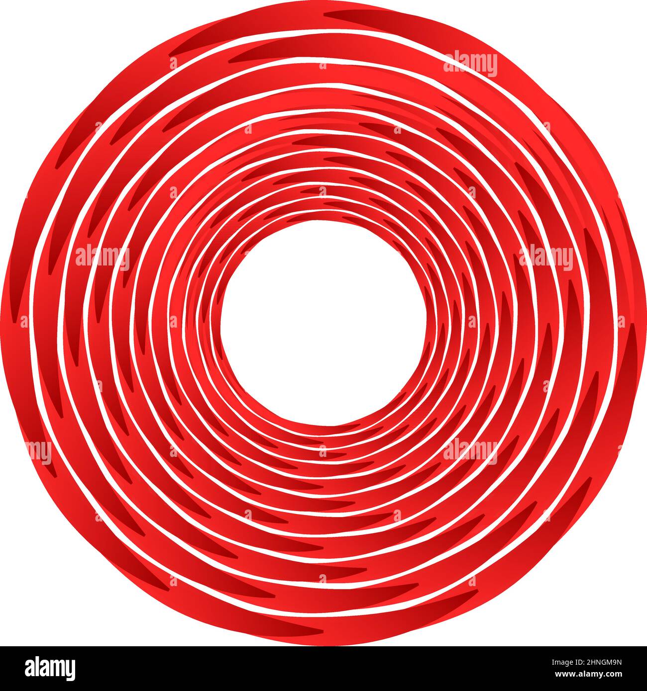 Abstract geometric circle, ring design element. Circular, concentric ...