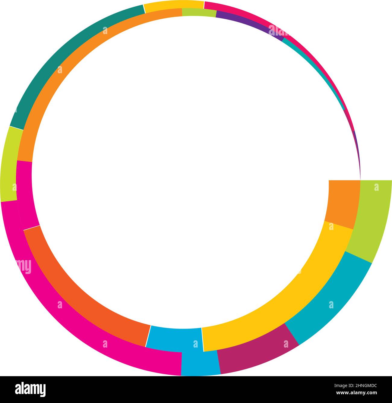 Abstract circle graphic. Geometric circle, ring design element ...