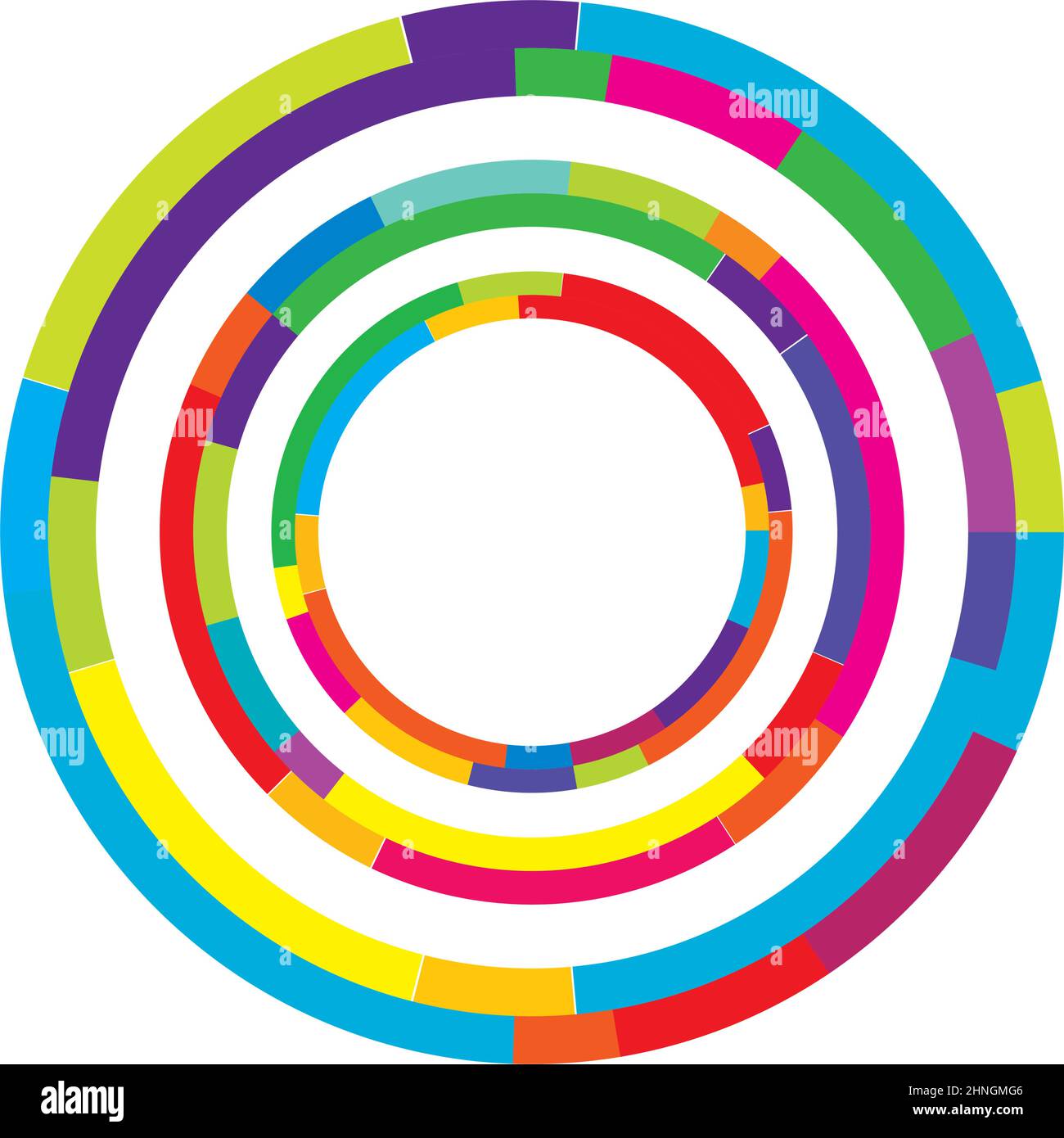 Abstract circle graphic. Geometric circle, ring design element ...