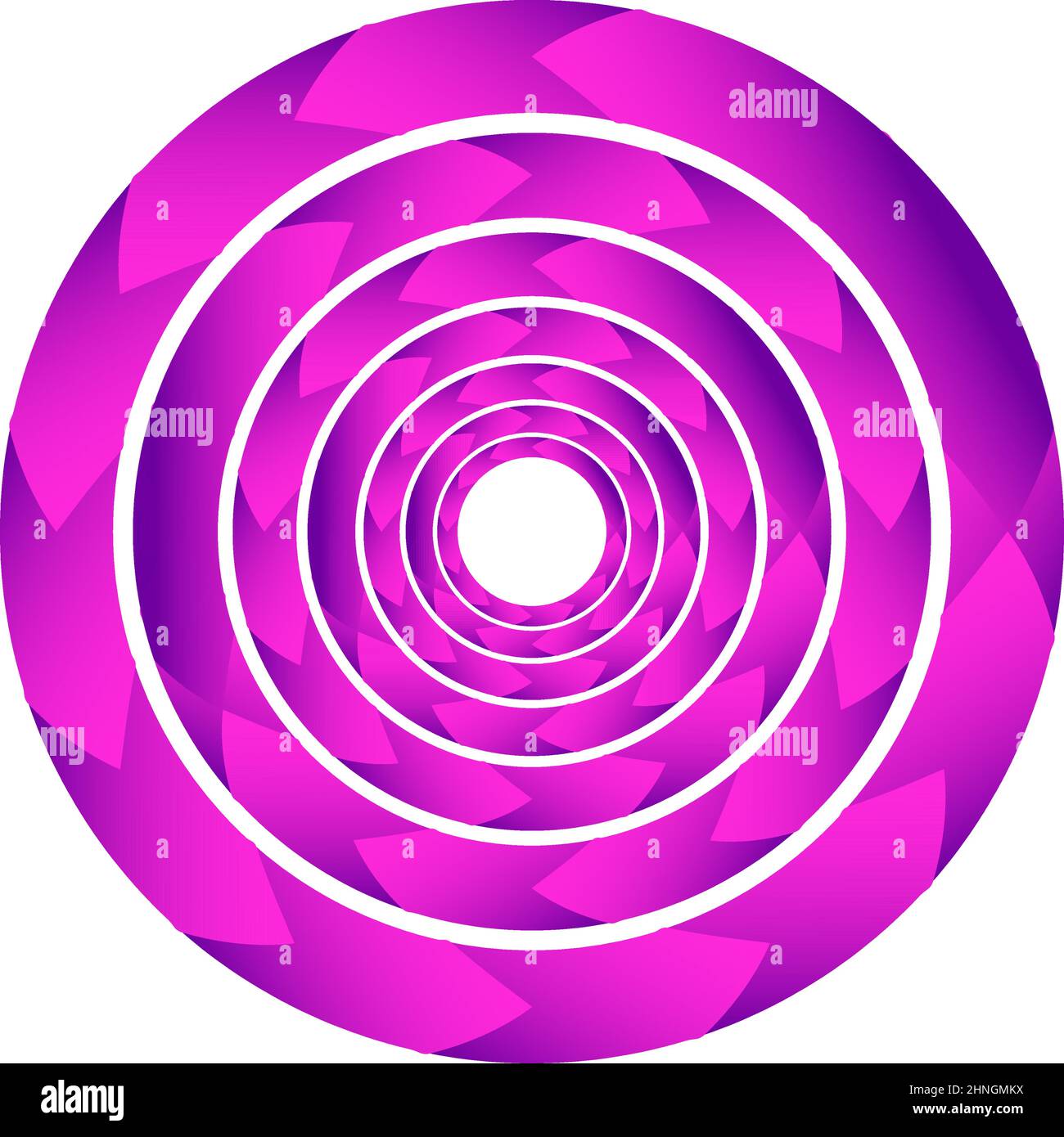 Abstract geometric circle, ring design element. Circular, concentric ...