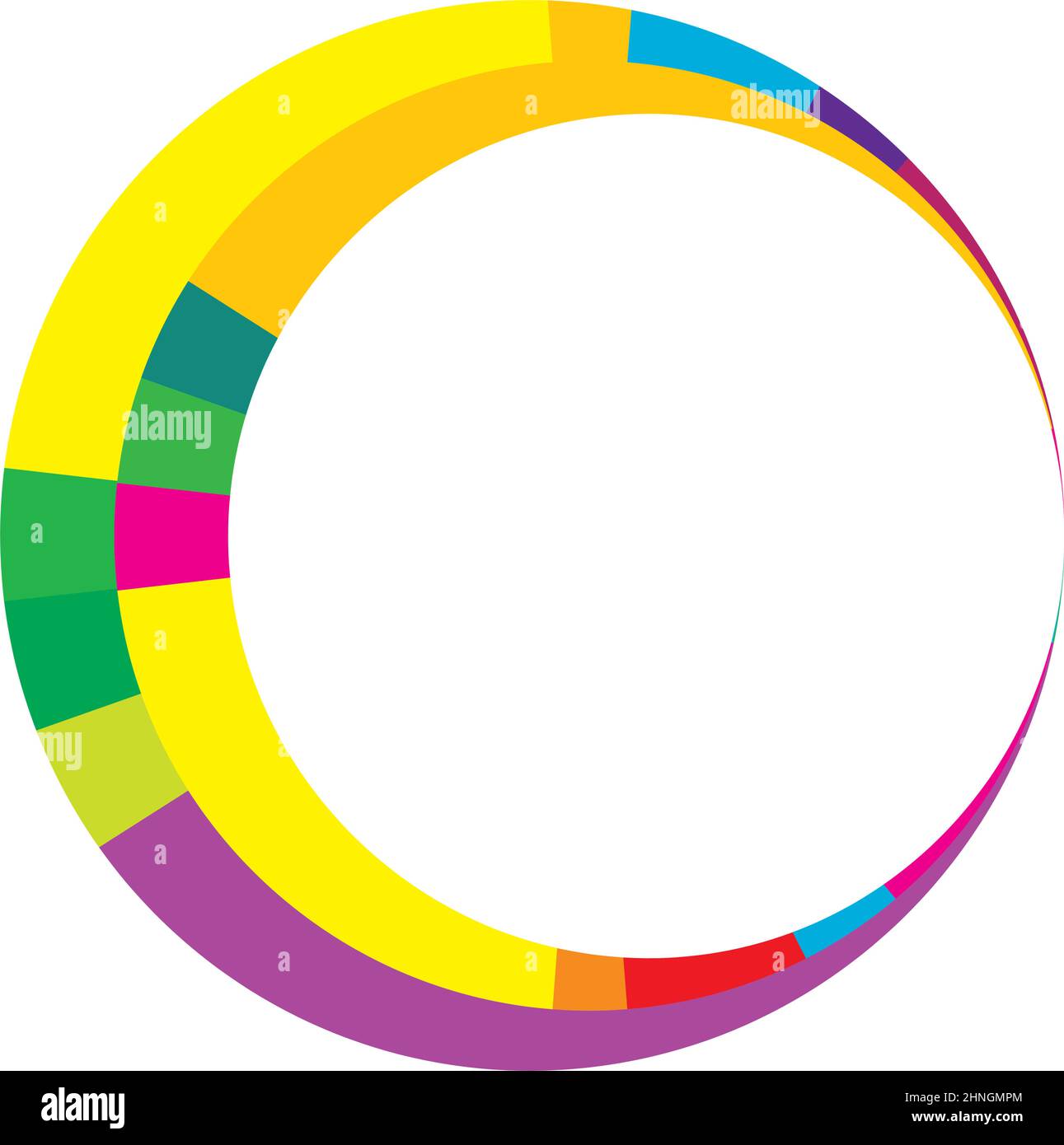 Abstract circle graphic. Geometric circle, ring design element ...