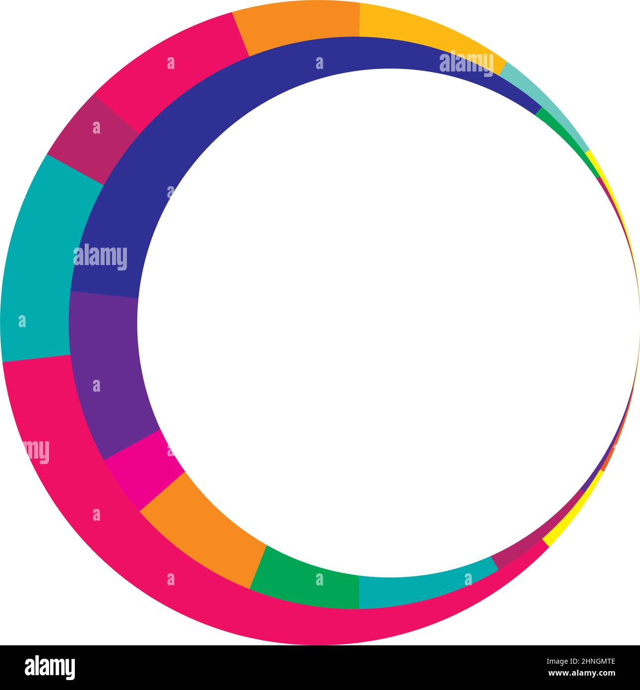 Abstract circle graphic. Geometric circle, ring design element ...