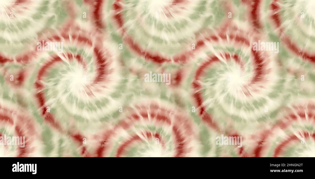 Seamless funky 1970s tie dye border motif pattern for surface design ...