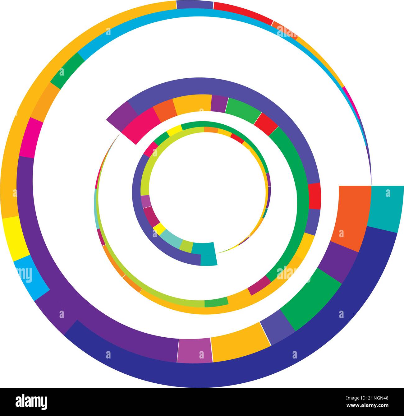 Abstract circle graphic. Geometric circle, ring design element ...