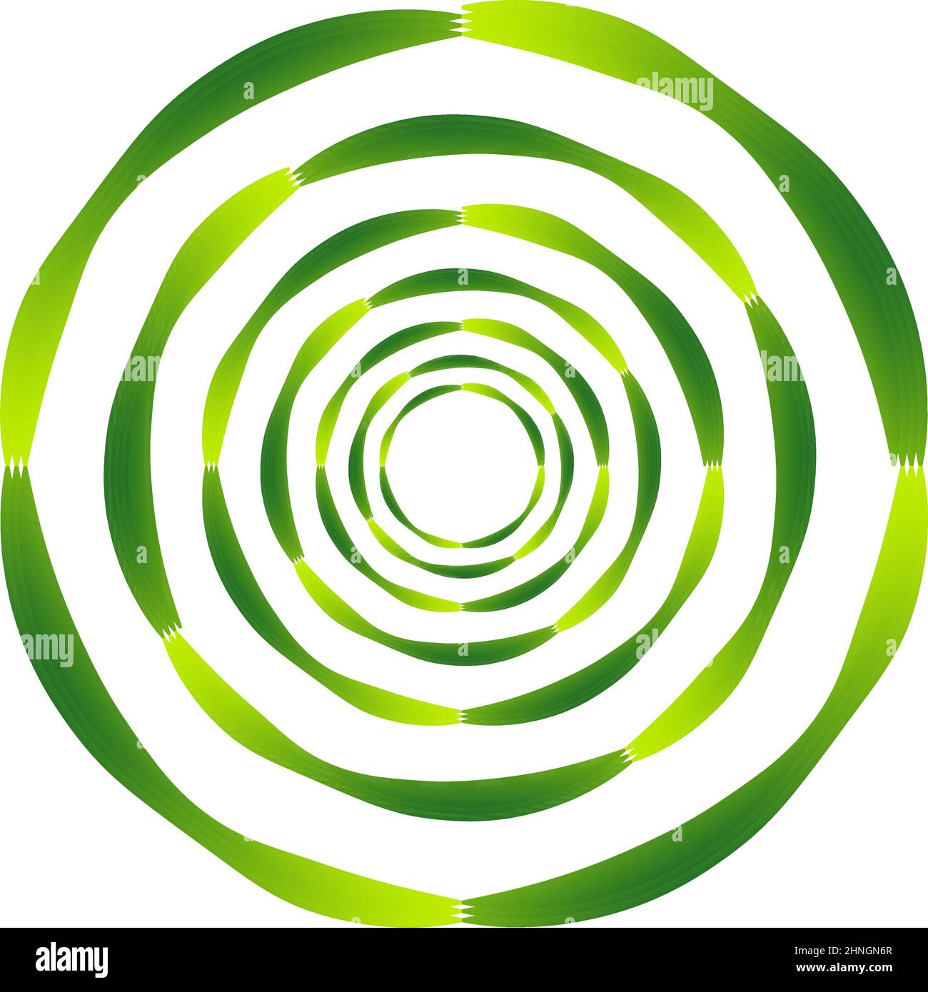 Abstract geometric circle, ring design element. Circular, concentric circlet. Swirl, twirl ...