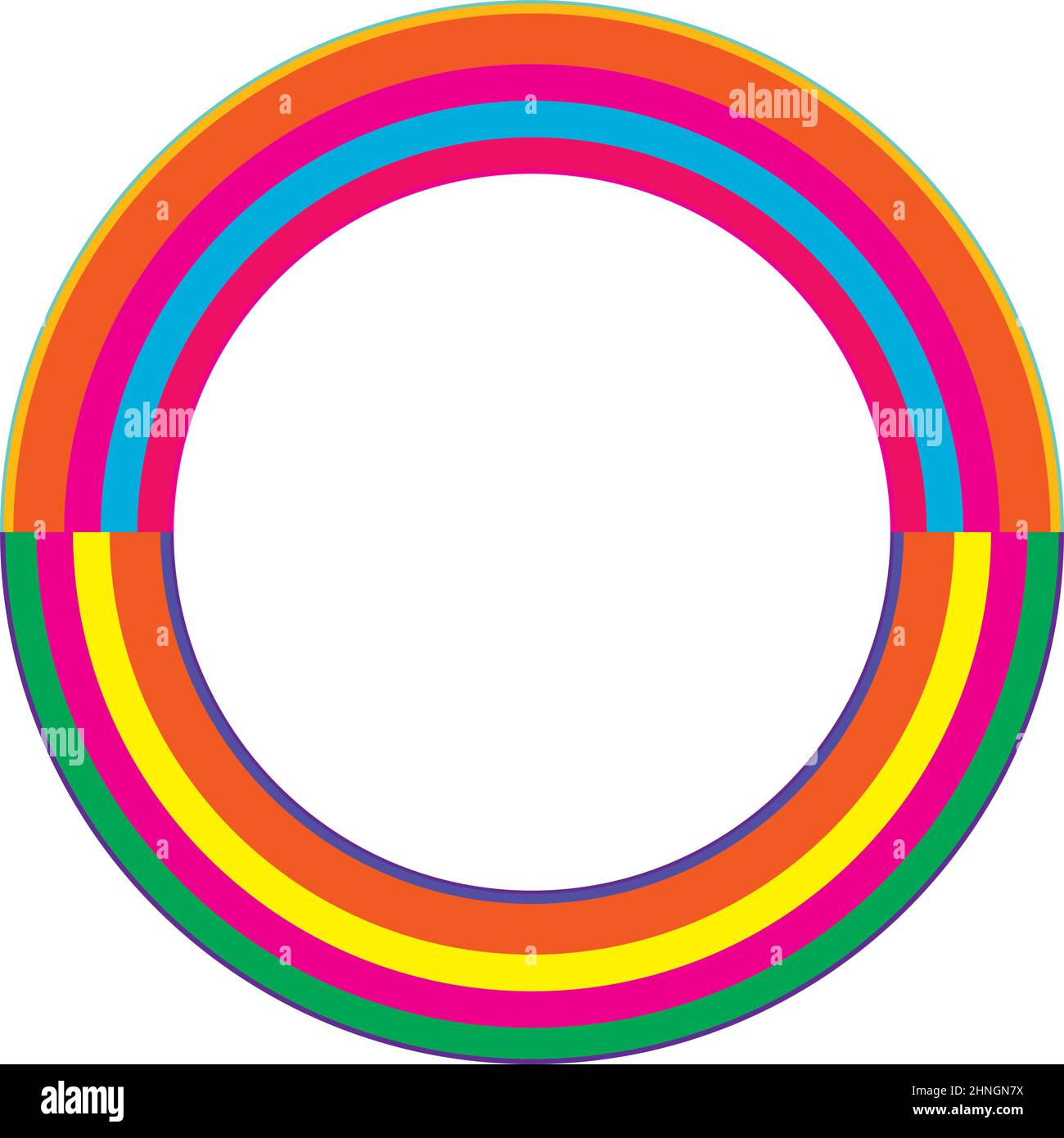 Abstract Circle Graphic Geometric Circle Ring Design Element Circular Concentric Angular