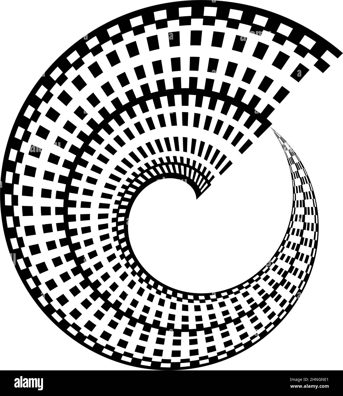 Abstract circle graphic. Geometric circle, ring design element ...